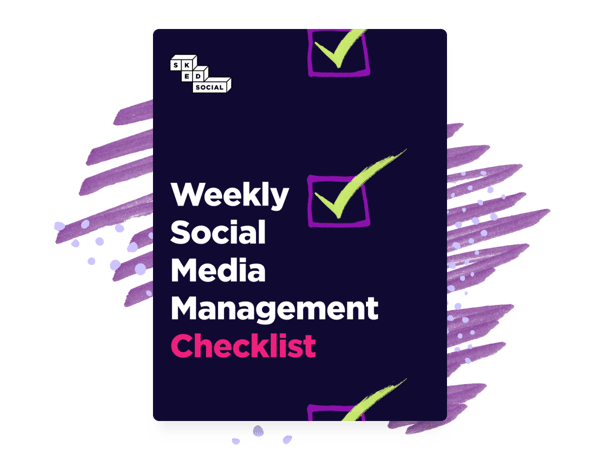 Weekly Social Media Manager Checklist | Stay Organized & Maximize Your ...